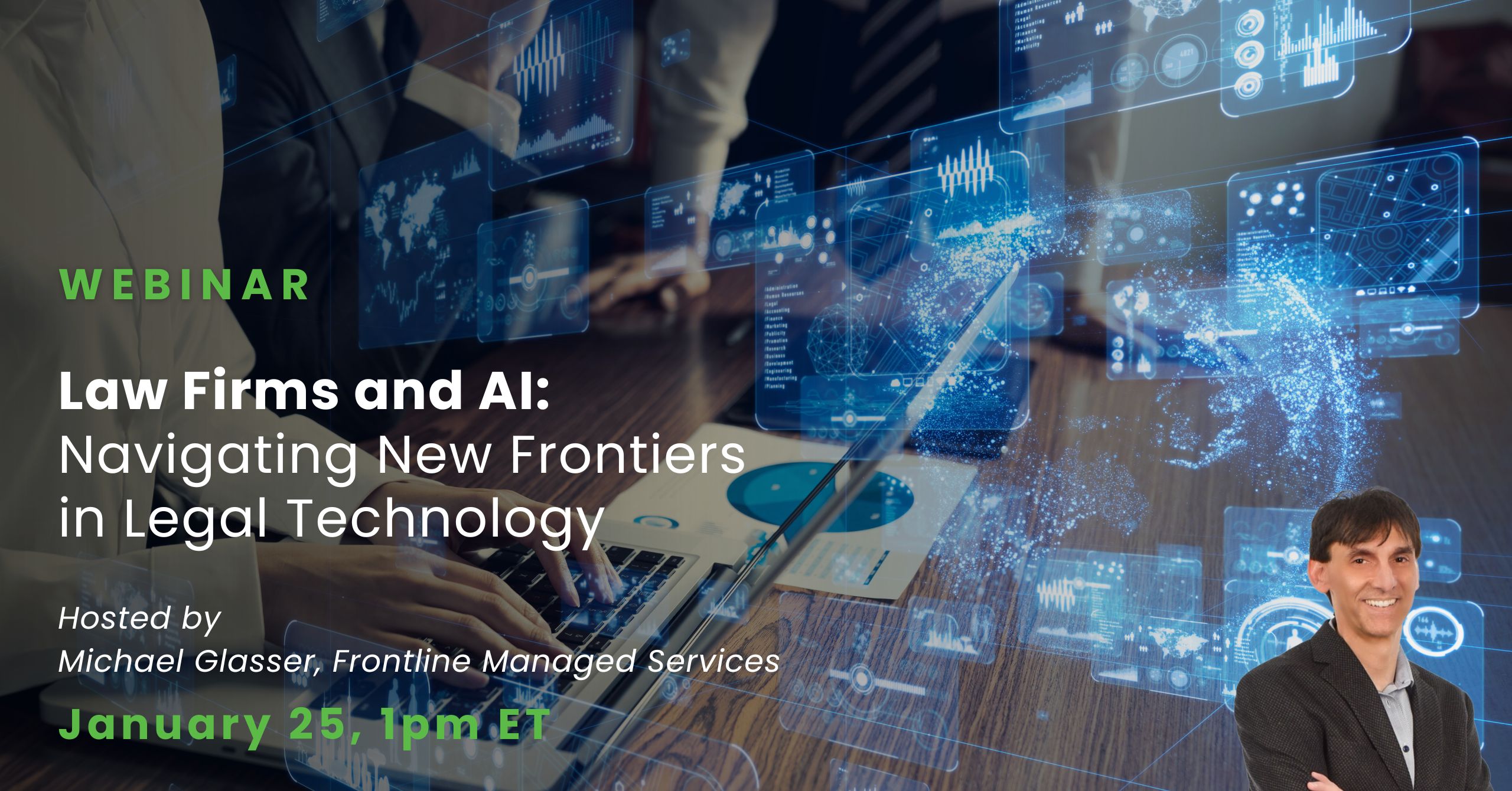 Navigating AI for Law Firms Webinar | Frontline Managed Services